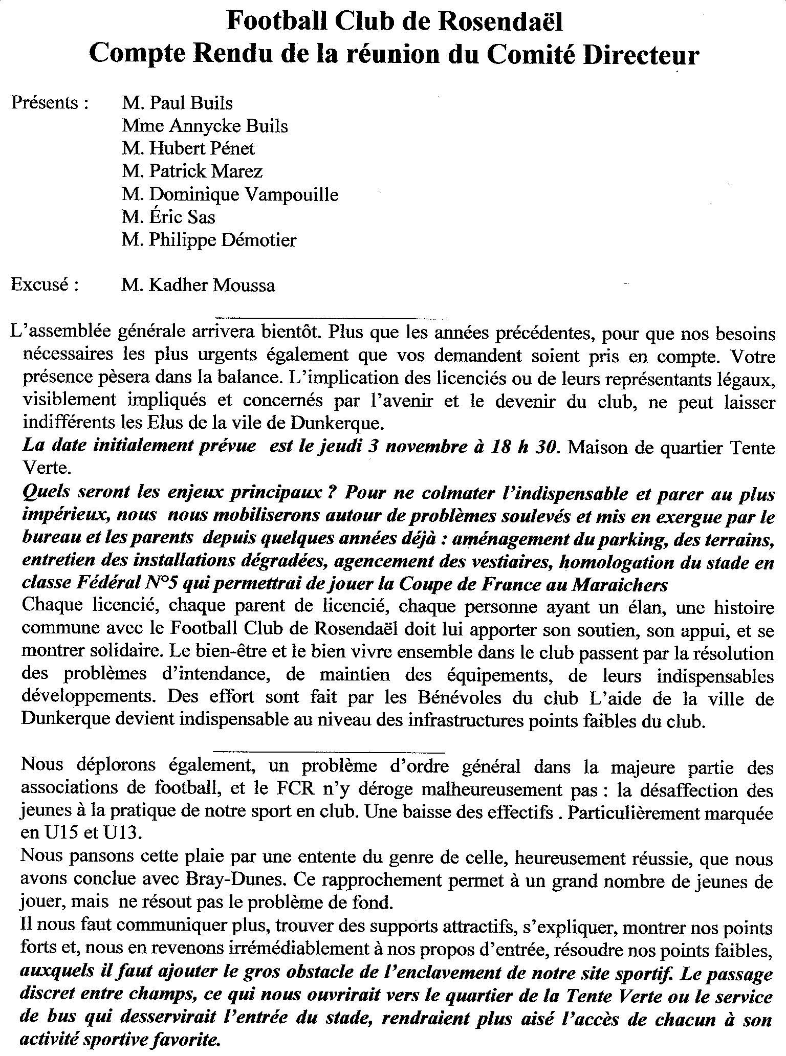exemple de compte rendu de reunion exemple de compte rendu de reunion
